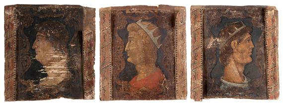 European School, 18th Century | Historical figures in profile. | MutualArt