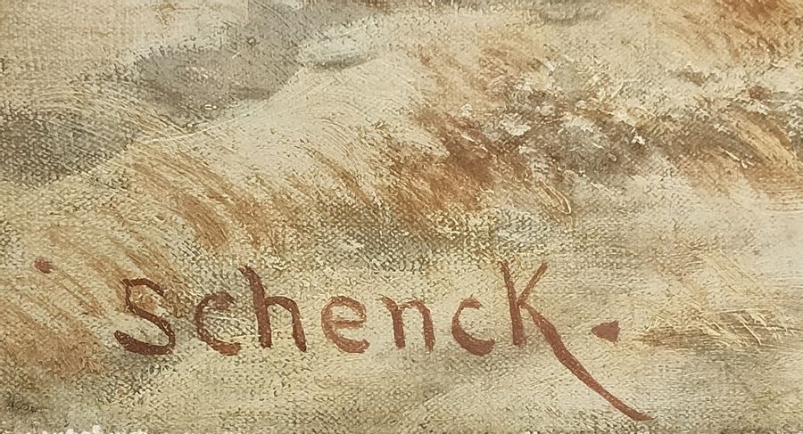 August Friedrich Albrecht Schenck | The return of the herds in the ...