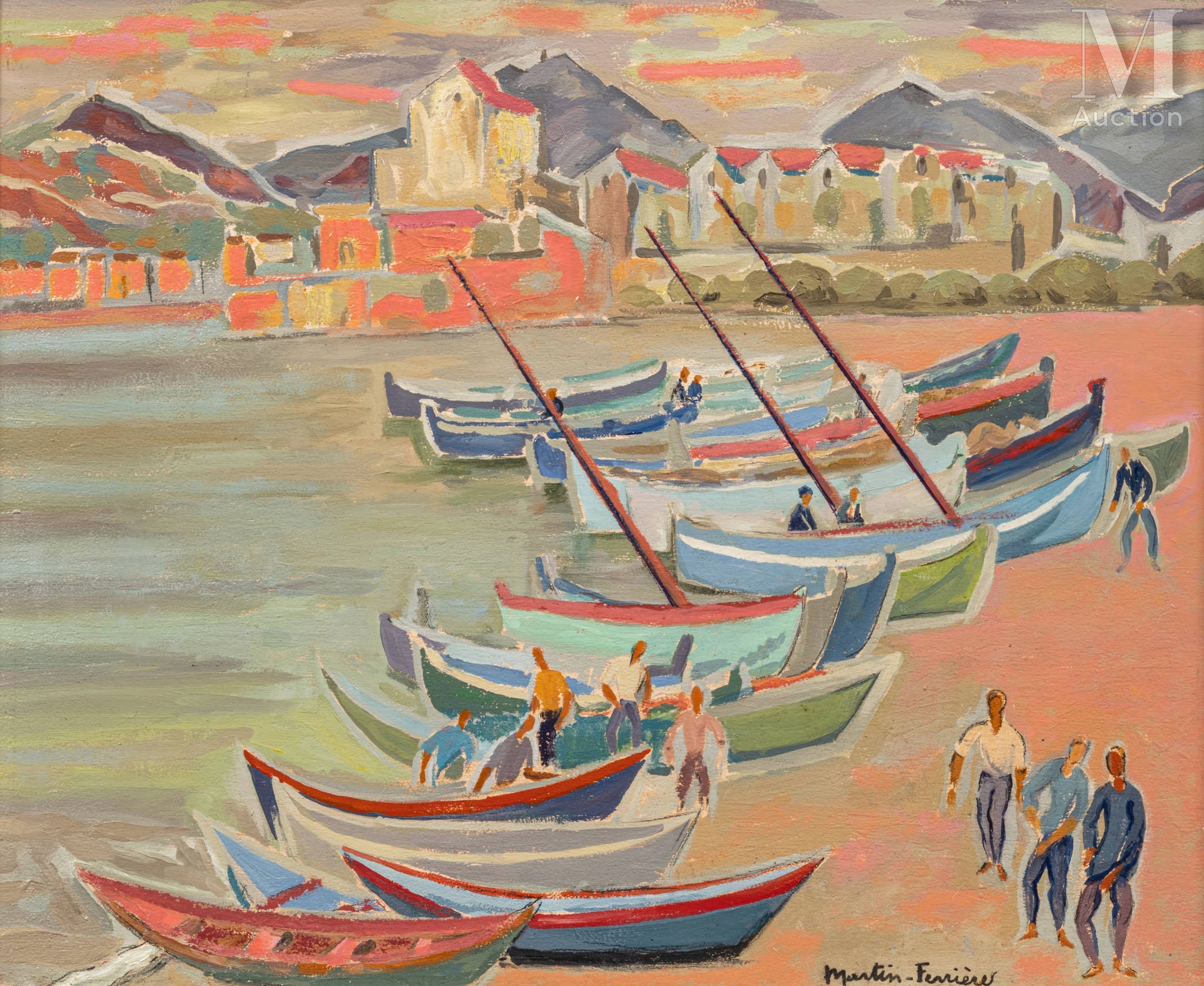 Jacques Martin-Ferrières | Le port | MutualArt