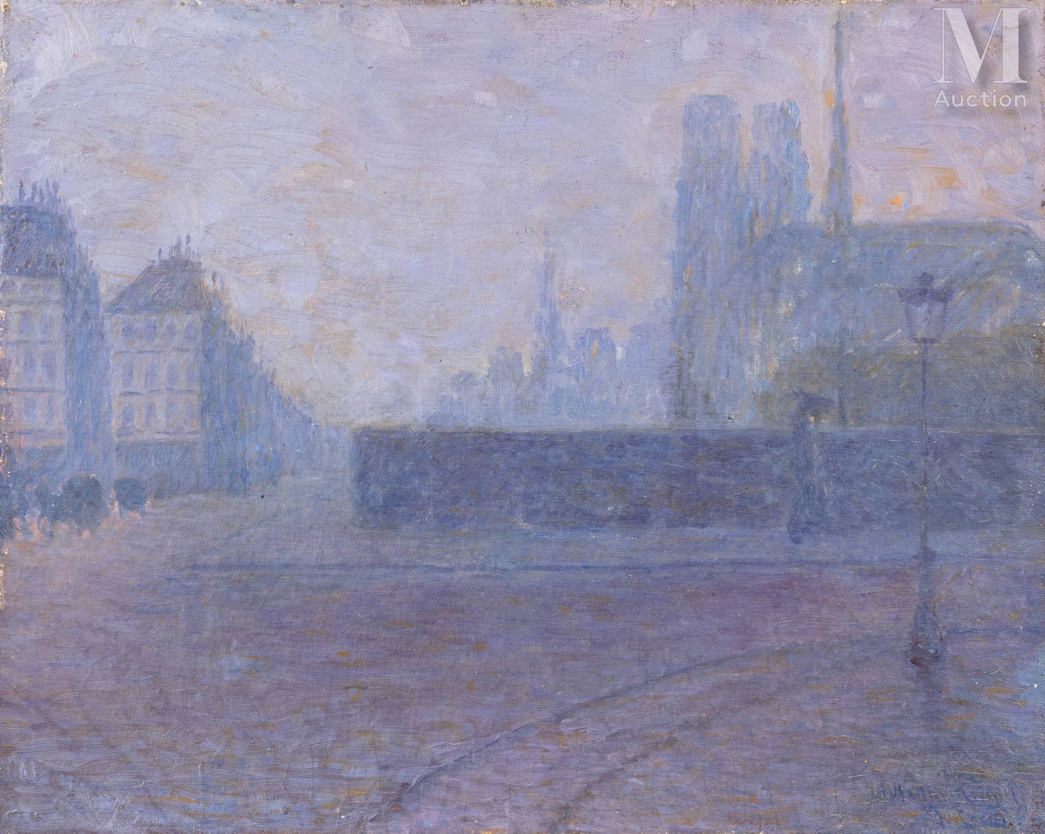 Jean Crotti | Paris, le quai Saint Michel et Notre Dame | MutualArt