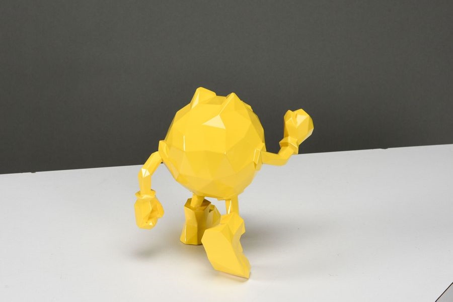 Richard Orlinski | Figurine Pac-Man (Yellow) | MutualArt