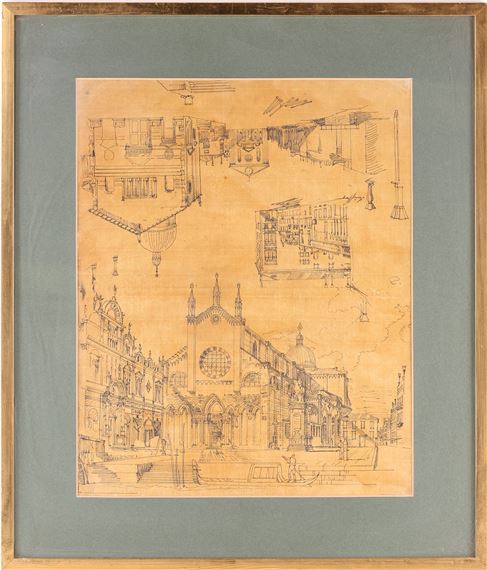 Norbert Bittner | architectural sketches | MutualArt