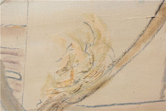 Kenneth Rowell | a large abstract study depicting three figures | MutualArt