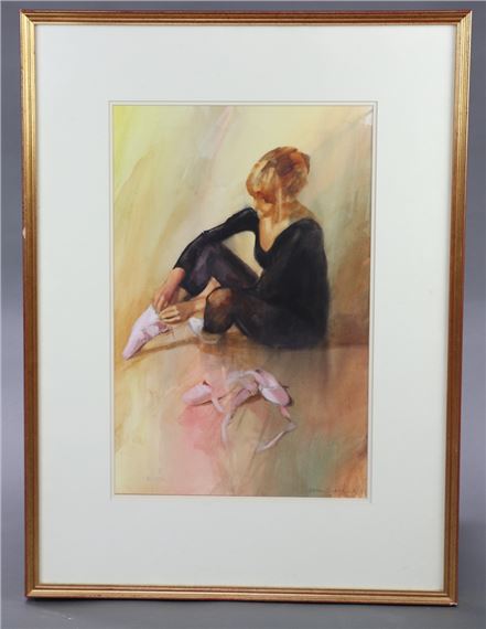 John Scarland | study of a ballet dancer | MutualArt