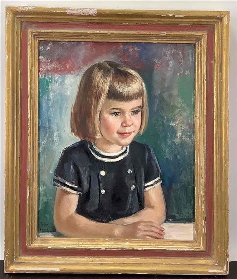 Peter Cook | Portrait of a young girl | MutualArt