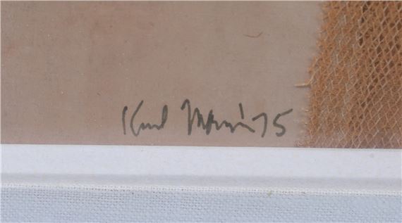 Karl Mann | untitled textile collage | MutualArt