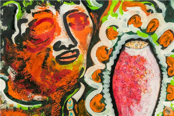 Fredric Neuman | Fredric Neuman 1934-2021 Abstract Figural Painting ...