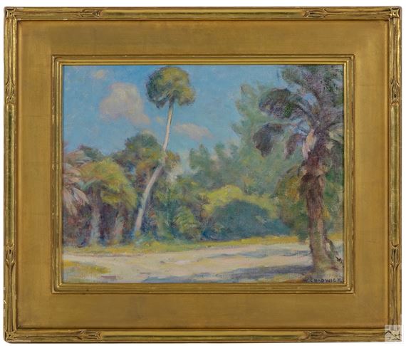William Chadwick | . An original oil painting on canvas. A Florida ...