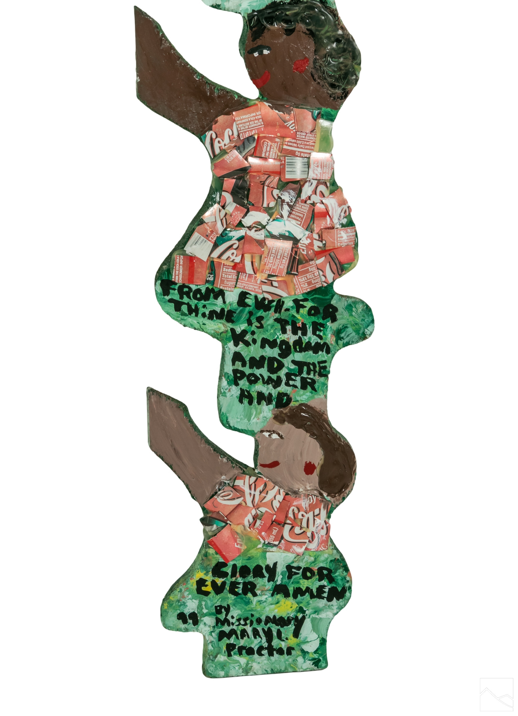 Mary Louise Proctor | An original folk art totem pole of children and ...