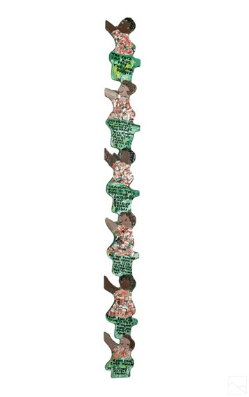 Mary Louise Proctor | An original folk art totem pole of children and ...