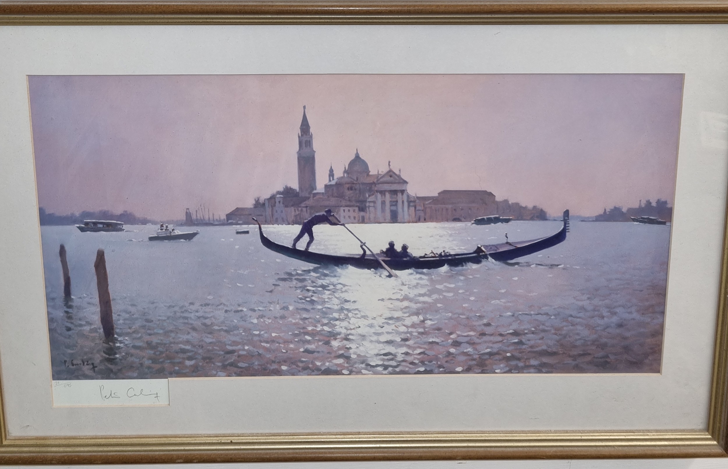 Peter Curling | coloured Print of Venice | MutualArt