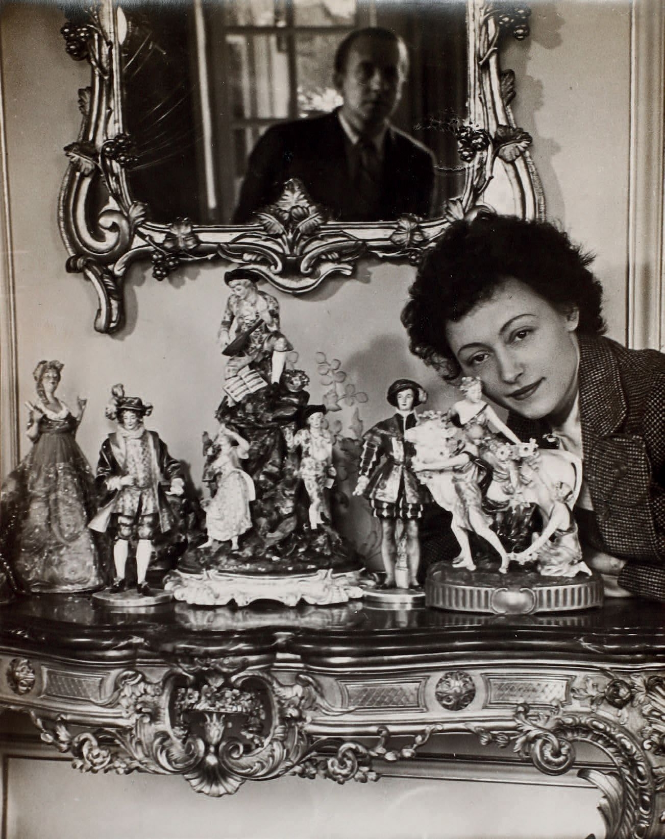Man Ray | Nusch and Paul Éluard in the mirror (1935) | MutualArt
