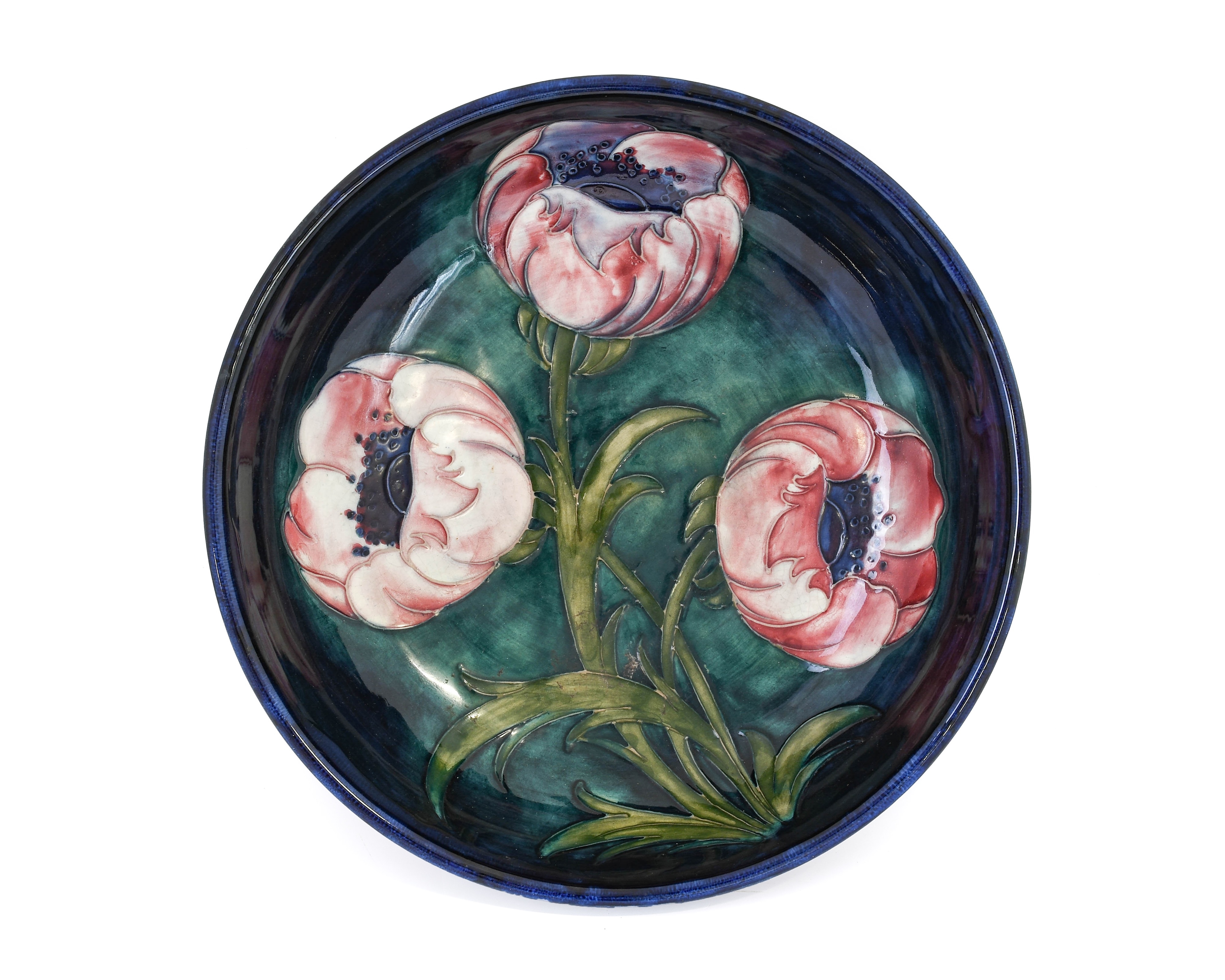 William Moorcroft | A Big Poppy Pattern Bowl | MutualArt