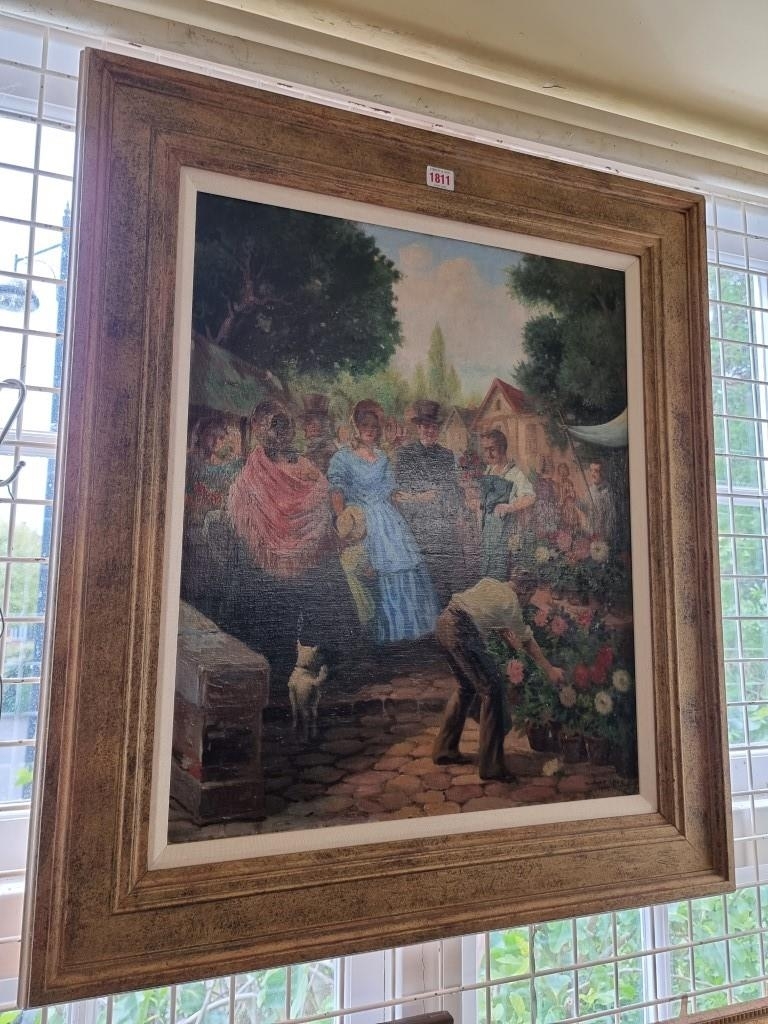 Imre Pammer | the flower stall | MutualArt