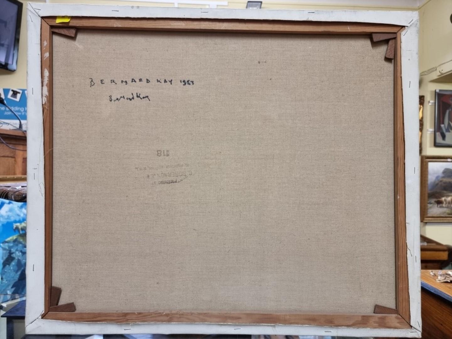 Bernard Kay | a farm building | MutualArt