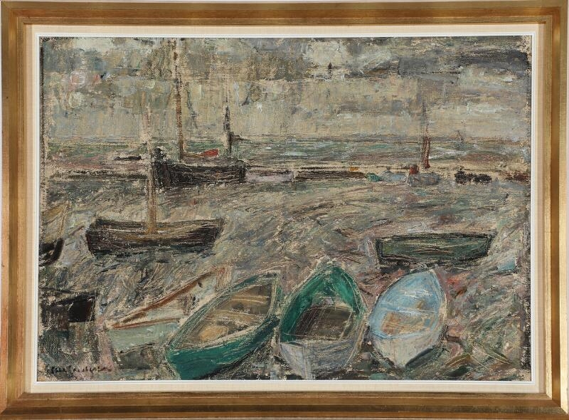 Ebba Nina Beck Carstensen | Harbour scene | MutualArt