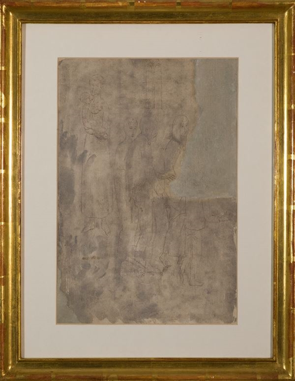 Ubaldo Oppi | Famiglia (1918) | MutualArt