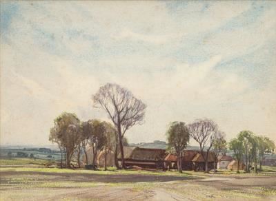 George Robert Rushton | A Berkshire Farm | MutualArt