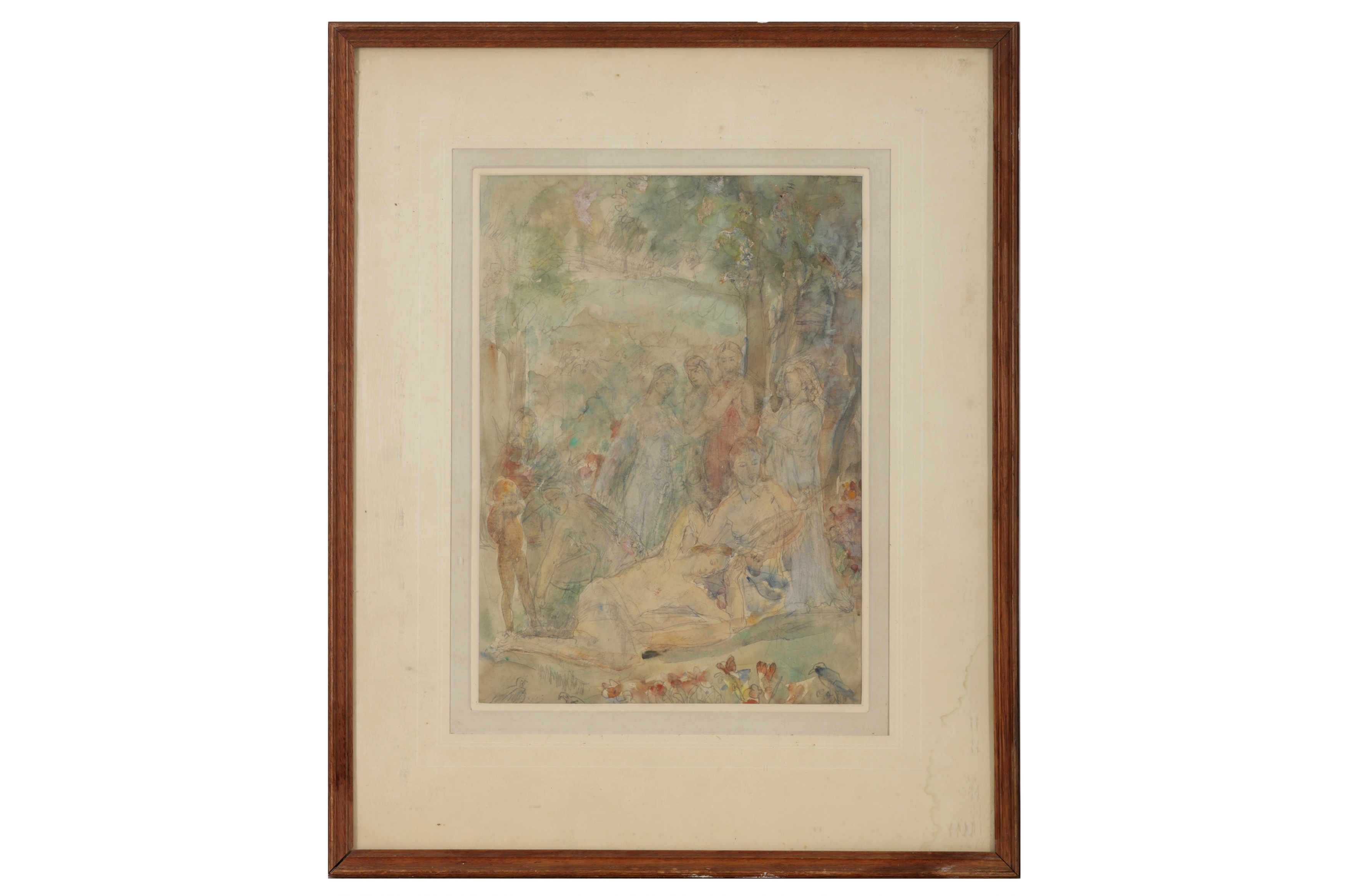 Edward le Bas | Allegory (Figures in a forest) | MutualArt