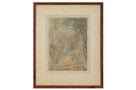 Edward le Bas | Allegory (Figures in a forest) | MutualArt