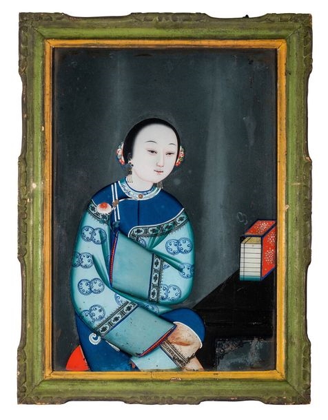 Chinese School | Two young women in informal Manchu dresses sitting ...