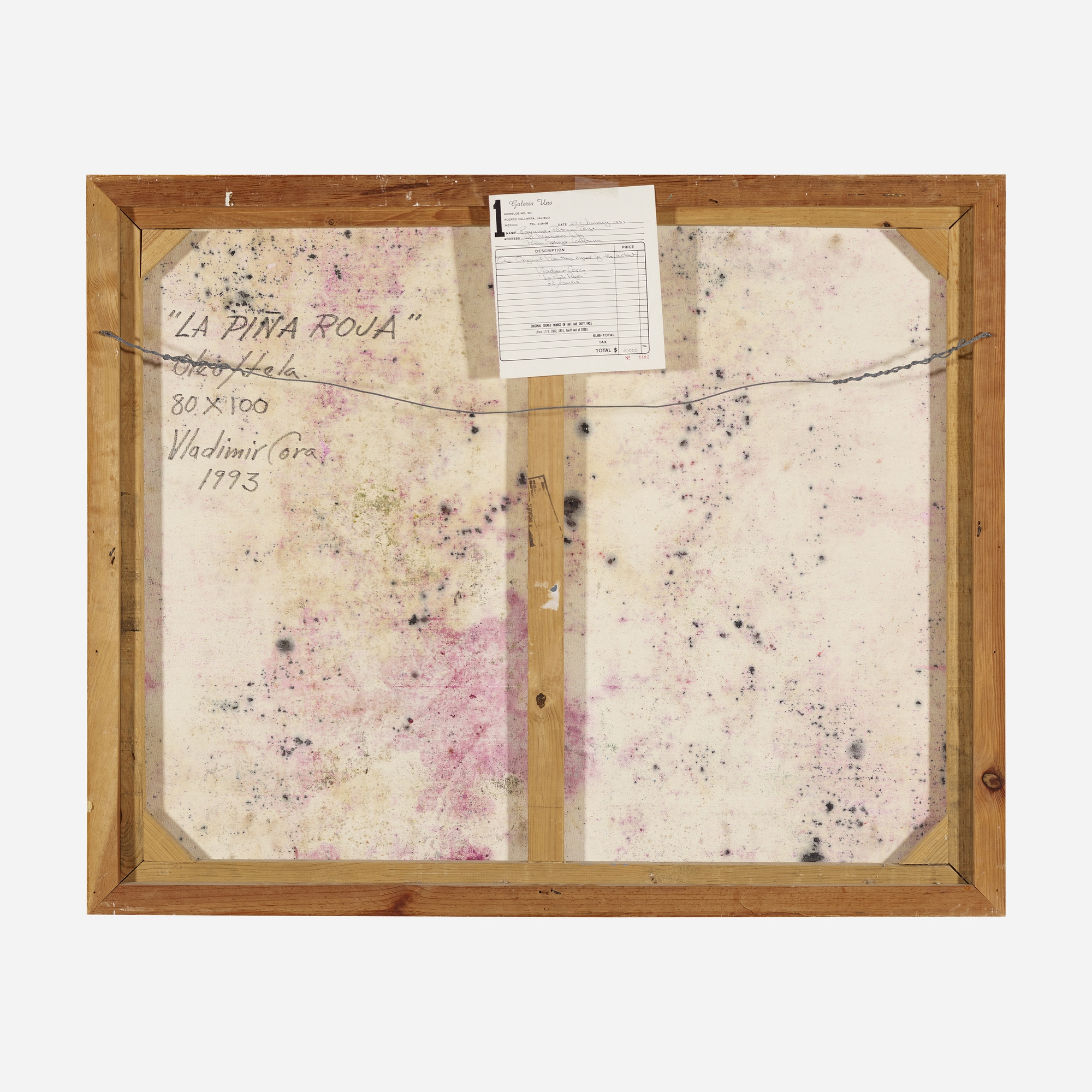 Vladimir Cora | La Piña Roja (1993) | MutualArt