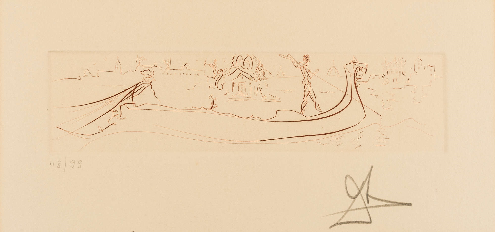 Salvador Dalí | Vision of Venice (1976) | MutualArt