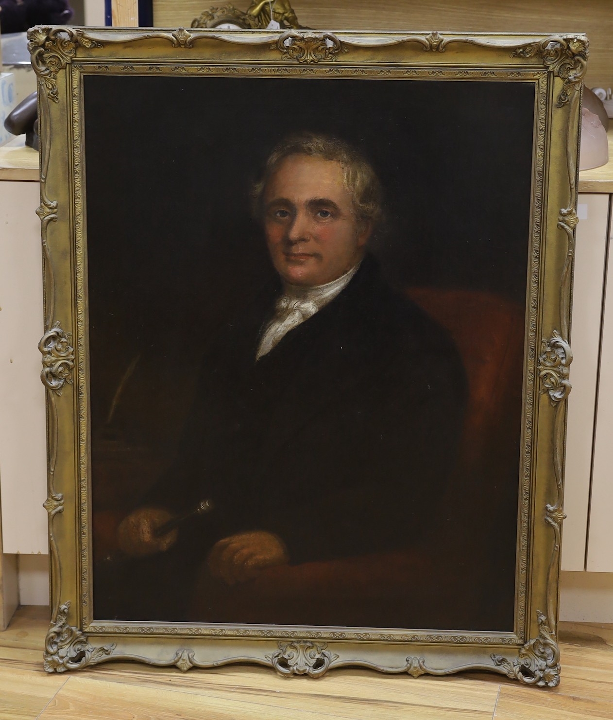 H. W. Patterson | Half length portrait of Joseph Hamley | MutualArt