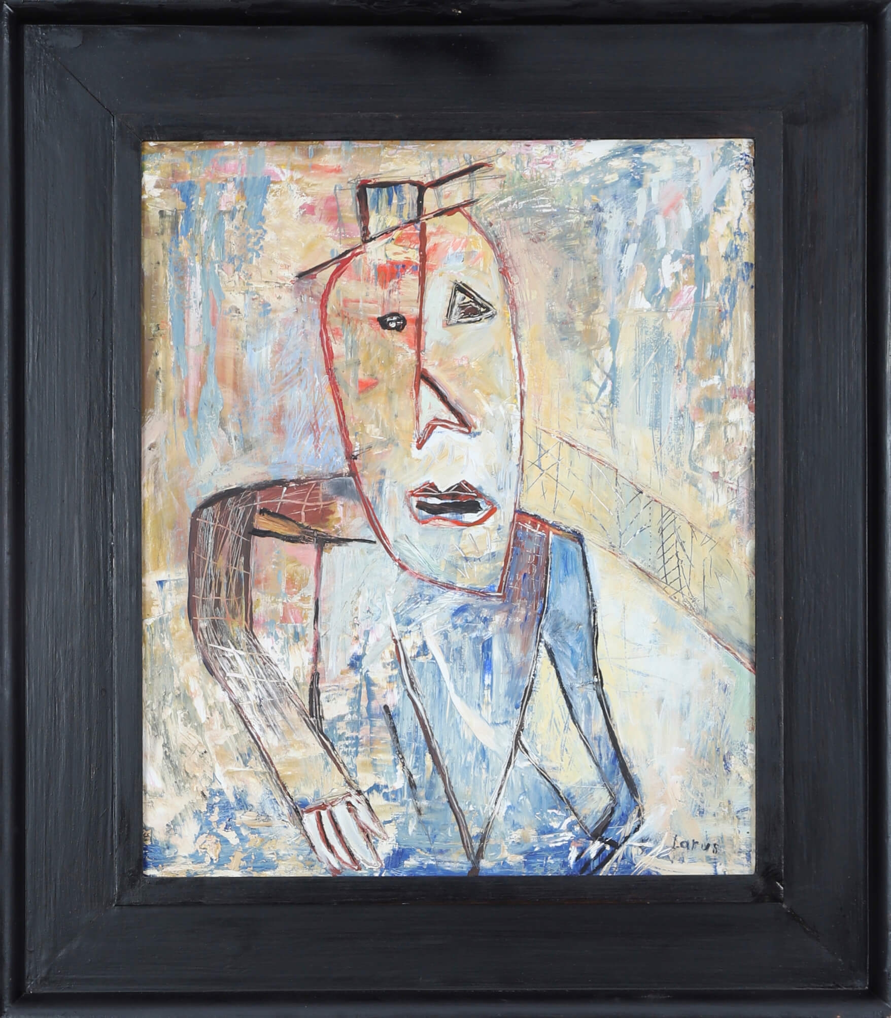 Eliane Larus | Bonhomme au petit chapeau - Hommage à Jean Dubuffet ...