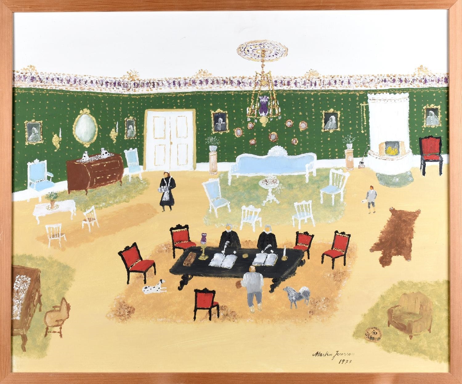 Martin Jonsson | The farmer sells his forest parcel (1977) | MutualArt