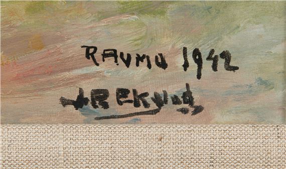 John Rafael Ekelund | View from Rauma (1942) | MutualArt