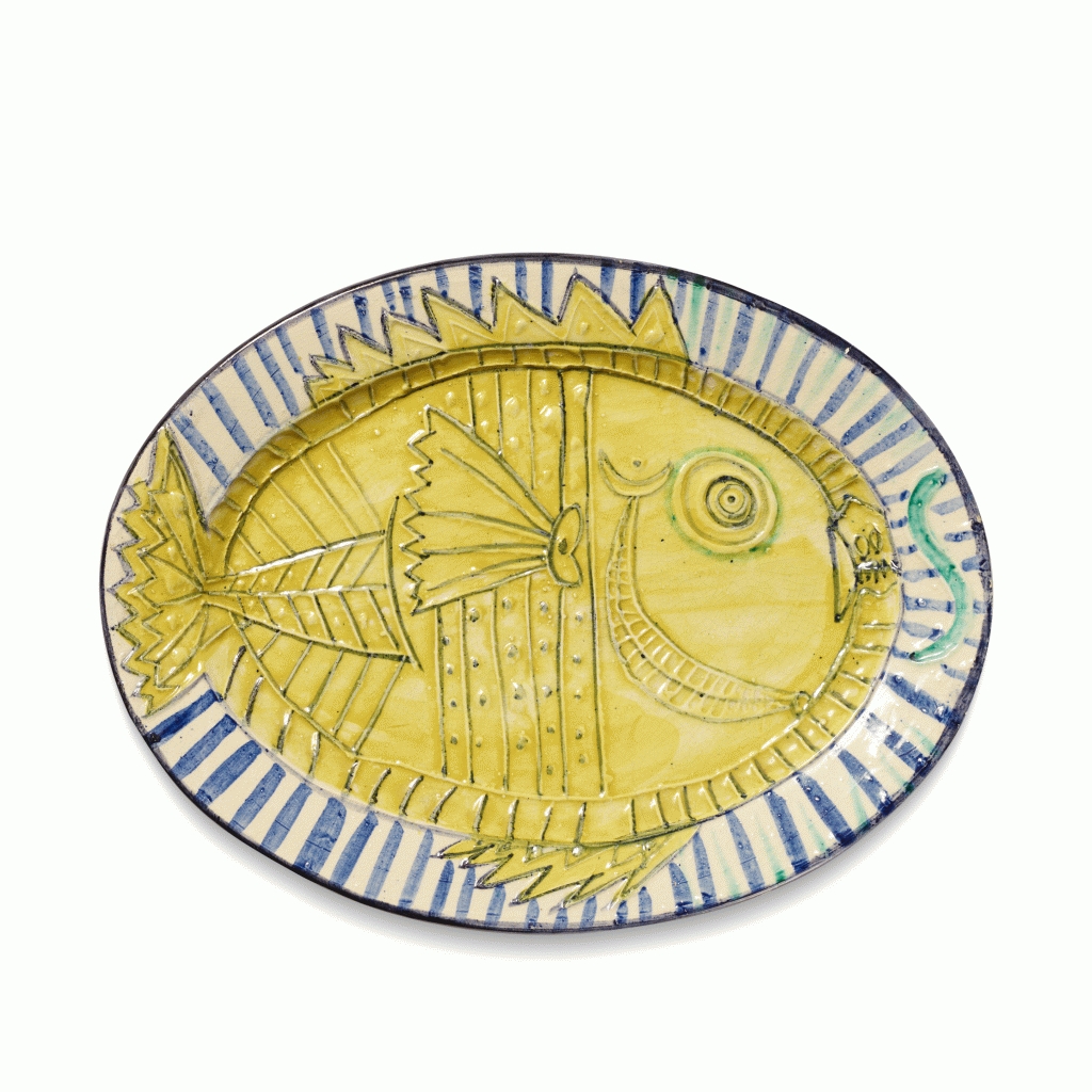 Pablo Picasso | Poisson de profil (Fish in profile) (1951) | MutualArt