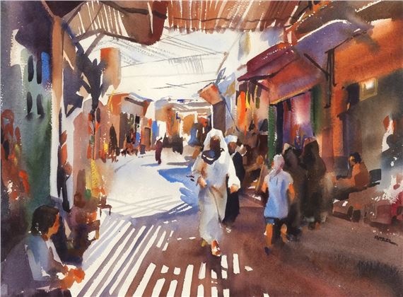 Gerald J. Fritzler | East Indian Market | MutualArt