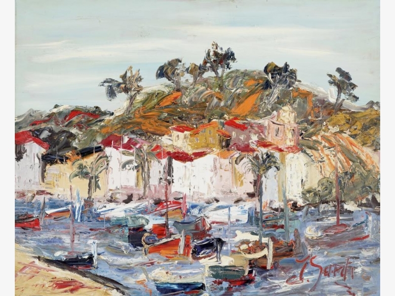 Jean Sardi | Barques à Saint-Tropez | MutualArt