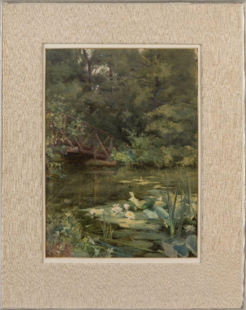 Mildred Anne Butler | View of a garden | MutualArt