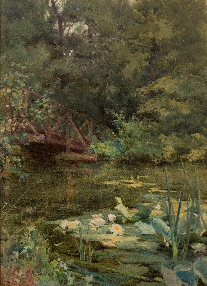 Mildred Anne Butler | View of a garden | MutualArt