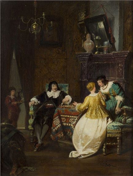 Jakob Emanuel Gaisser | The Chess Game | MutualArt