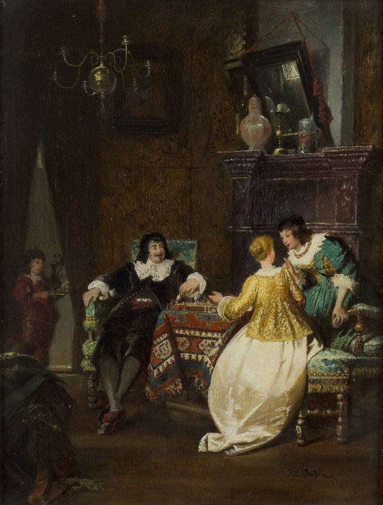 Jakob Emanuel Gaisser | The Chess Game | MutualArt