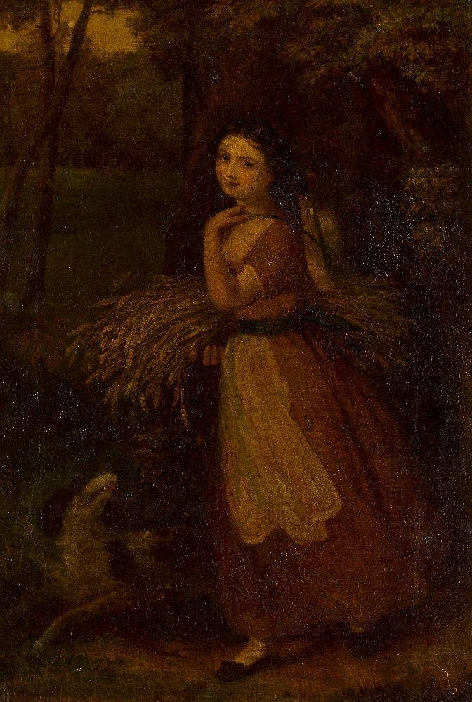 Francis Wheatley | Cottage interior with figures before a fire | MutualArt