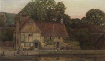 George Price Boyce | The fortified manor house at Stokesay, Shropshire ...