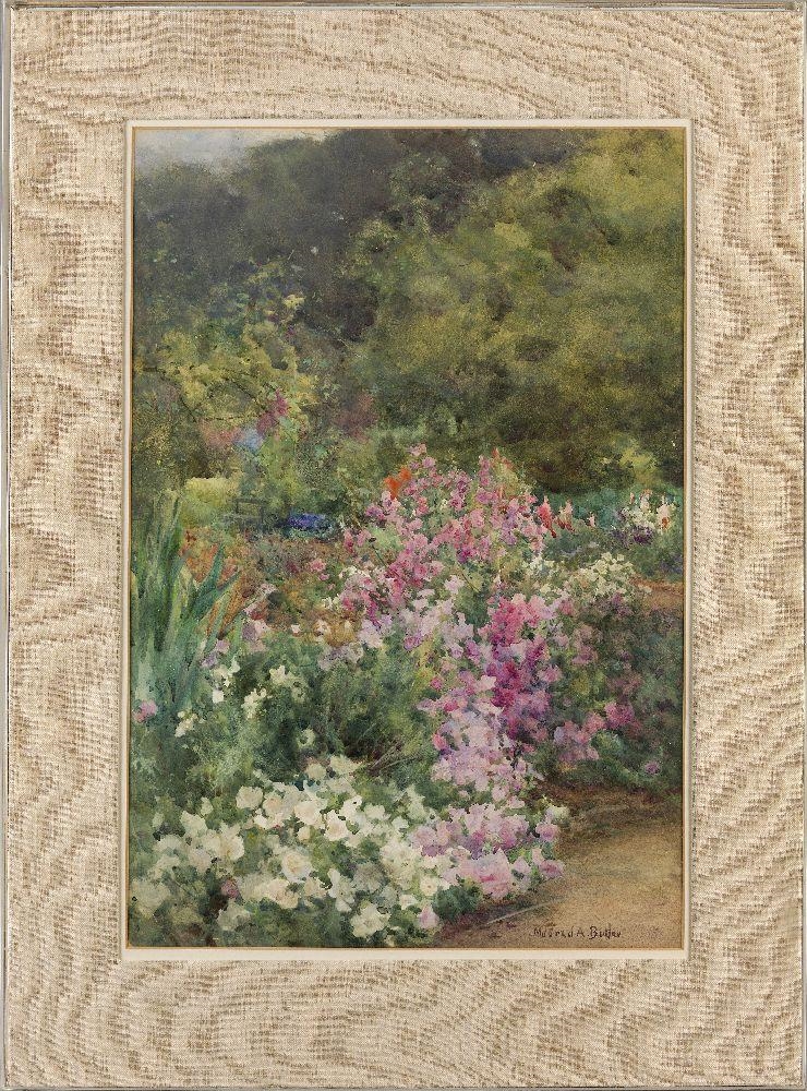 Mildred Anne Butler | View of a garden | MutualArt