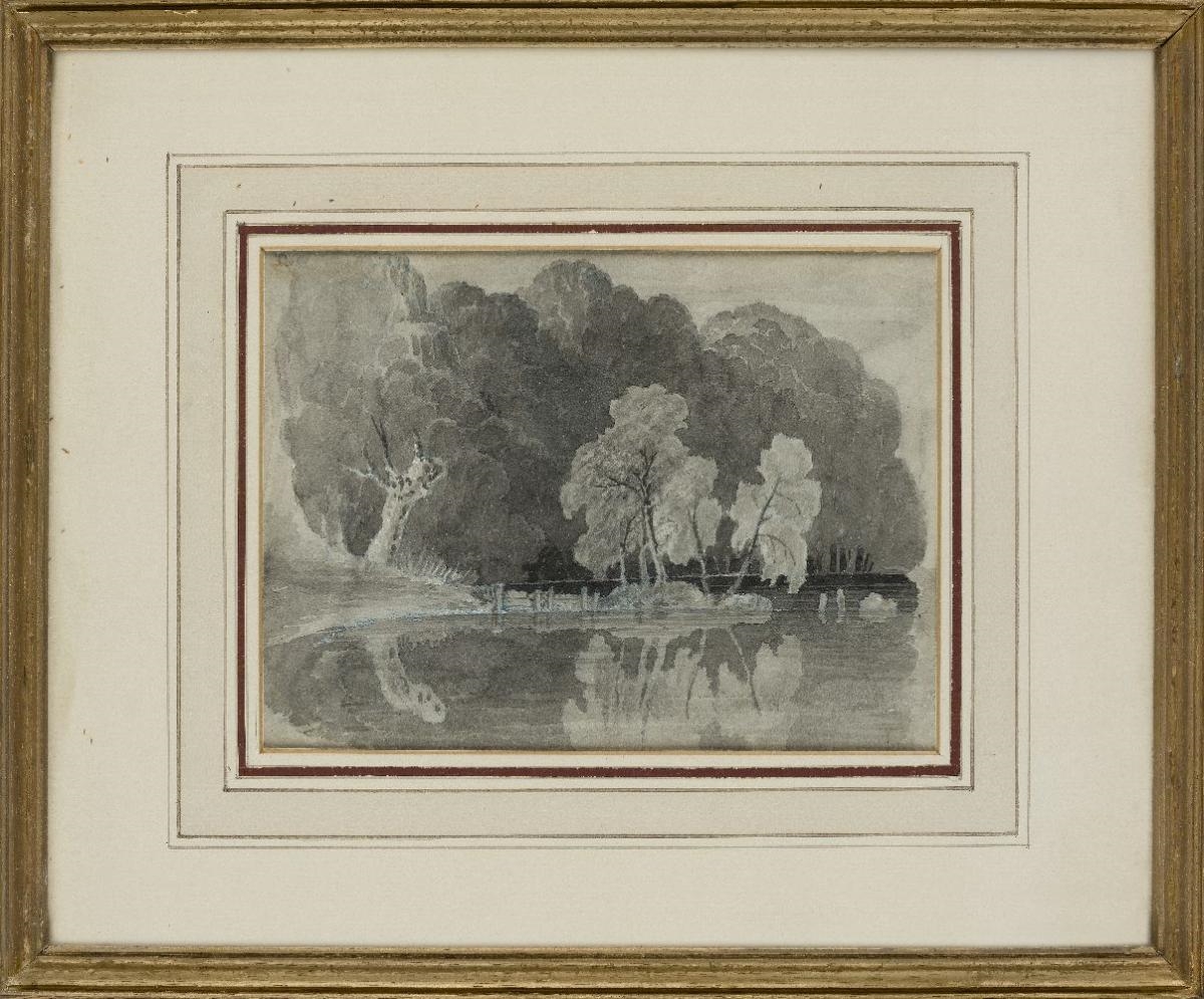 Francis Danby | Lake with trees | MutualArt