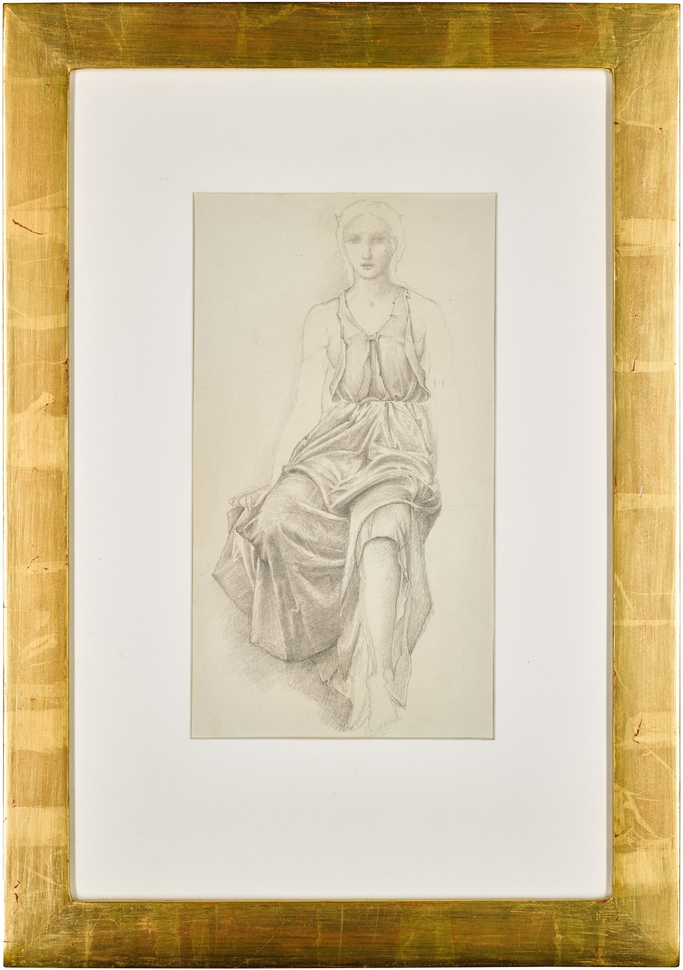 Edward Burne-Jones | Study for King Cophetua and the Beggar Maid ...