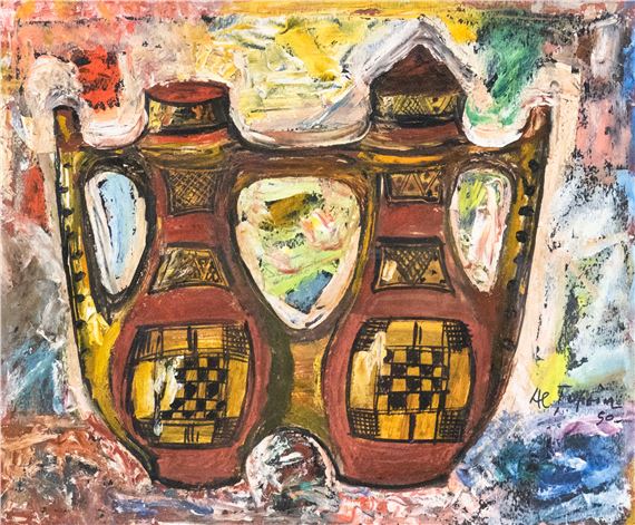 Alexandru Tipoia | ?Twin Vase of Kabilya? (1950) | MutualArt