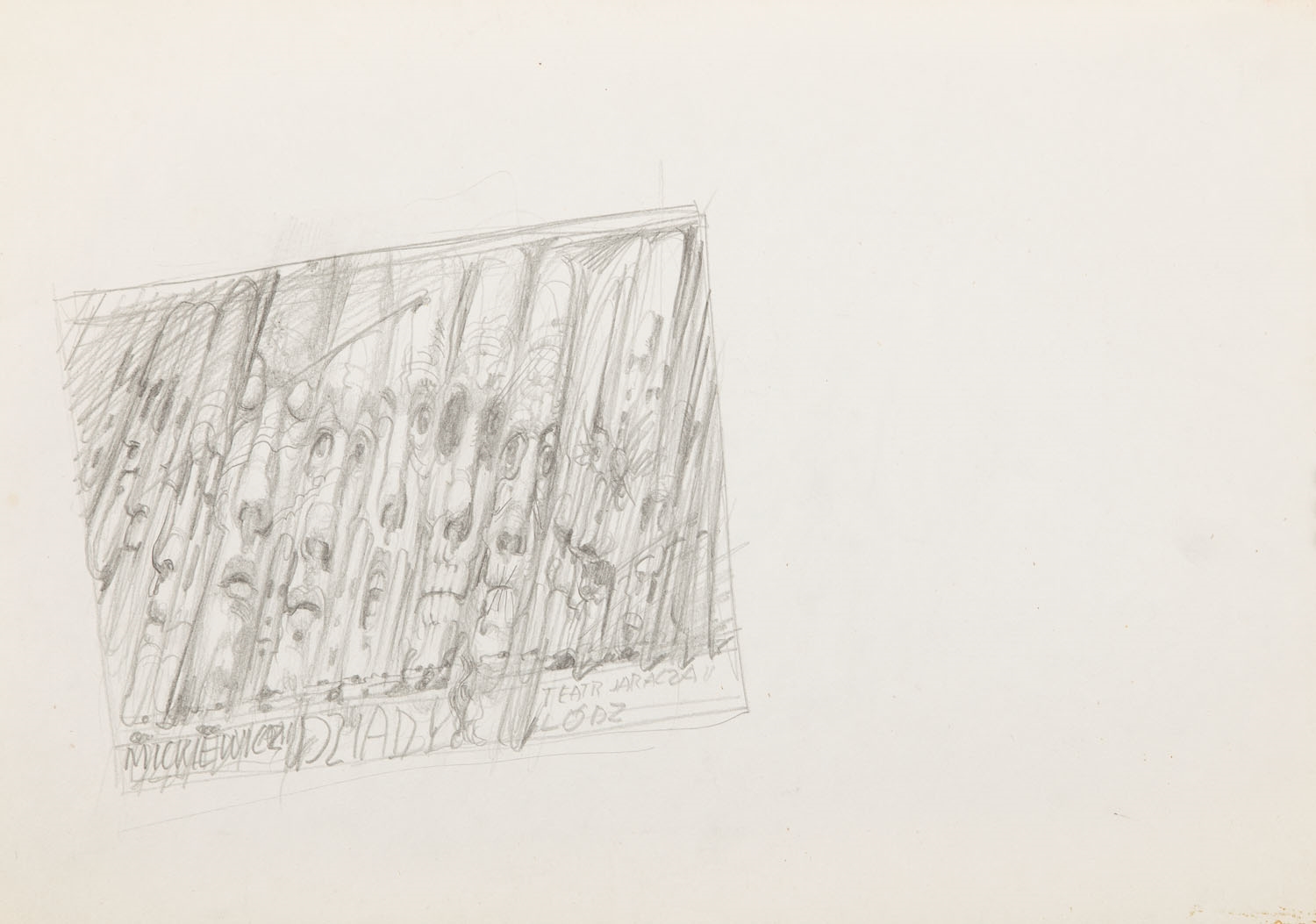 Franciszek Starowieyski | The project for the poster for the play ...