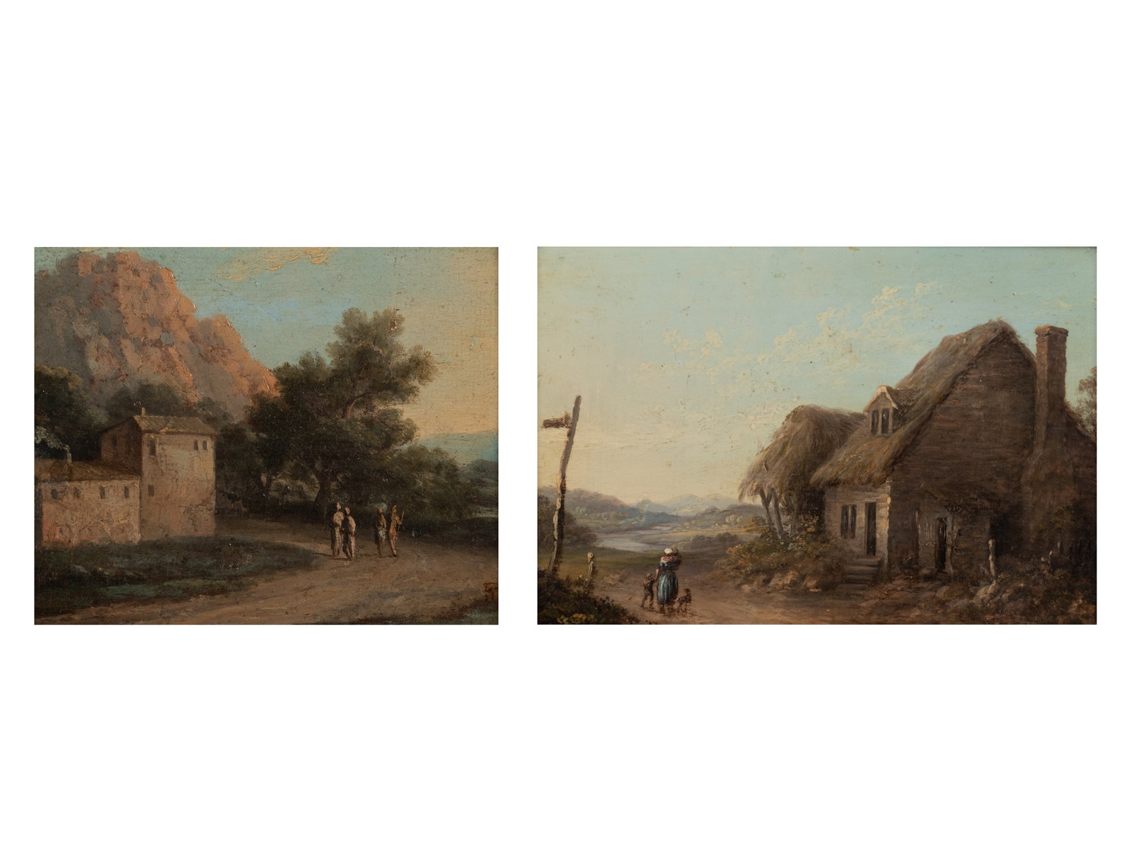 George, Sr. Barret | Pair of Countryside Scenes | MutualArt