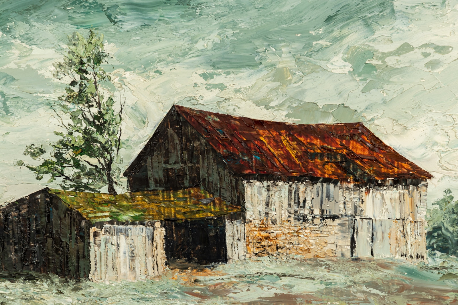 James Lorimer Keirstead | Clark's Barn (1967) | MutualArt