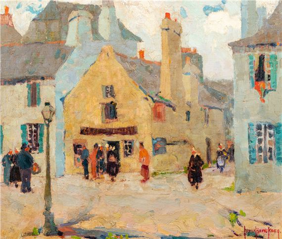 Irma René Koen | Village Street | MutualArt