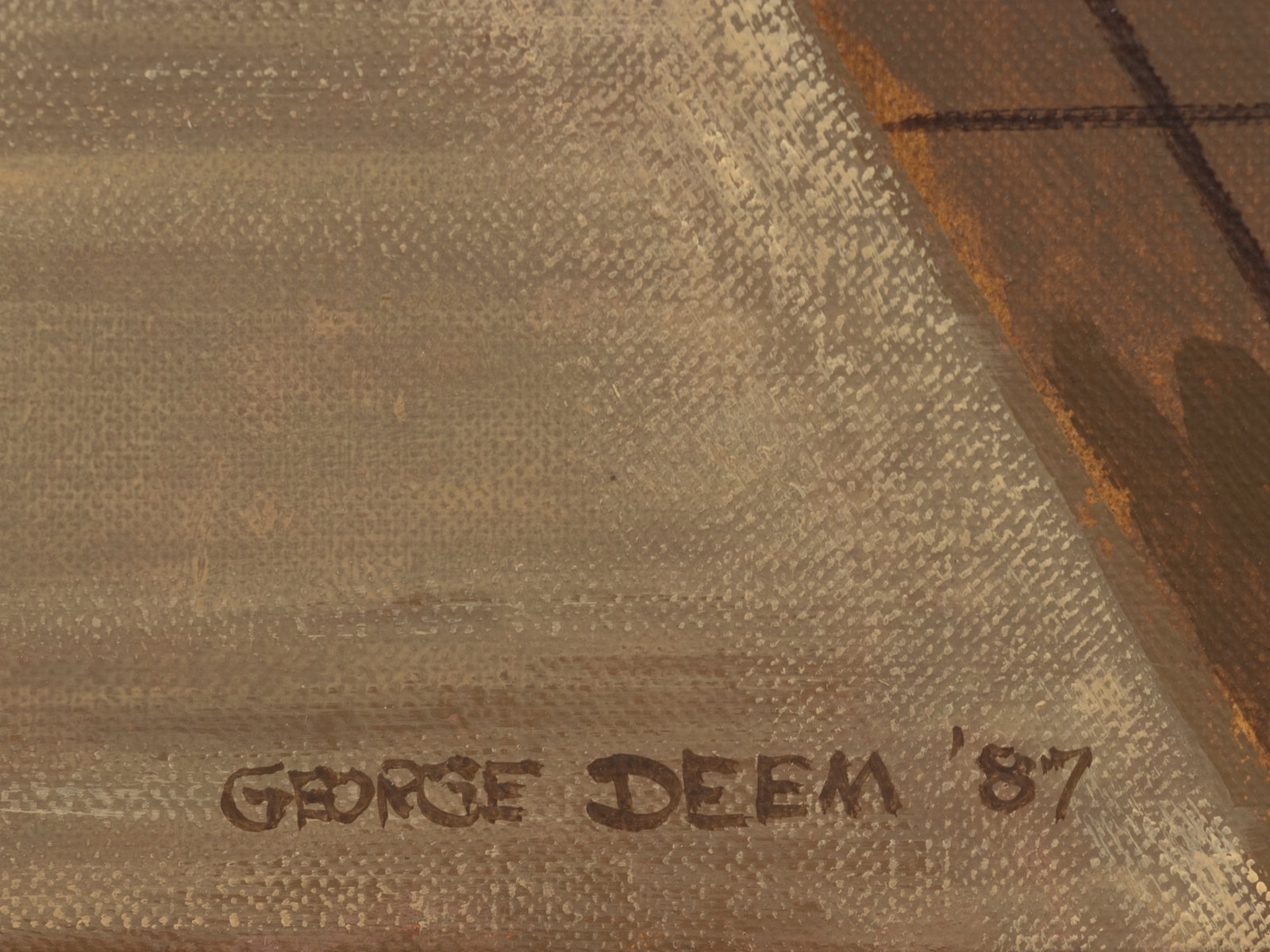 George Deem | School of Canaletto (1987) | MutualArt