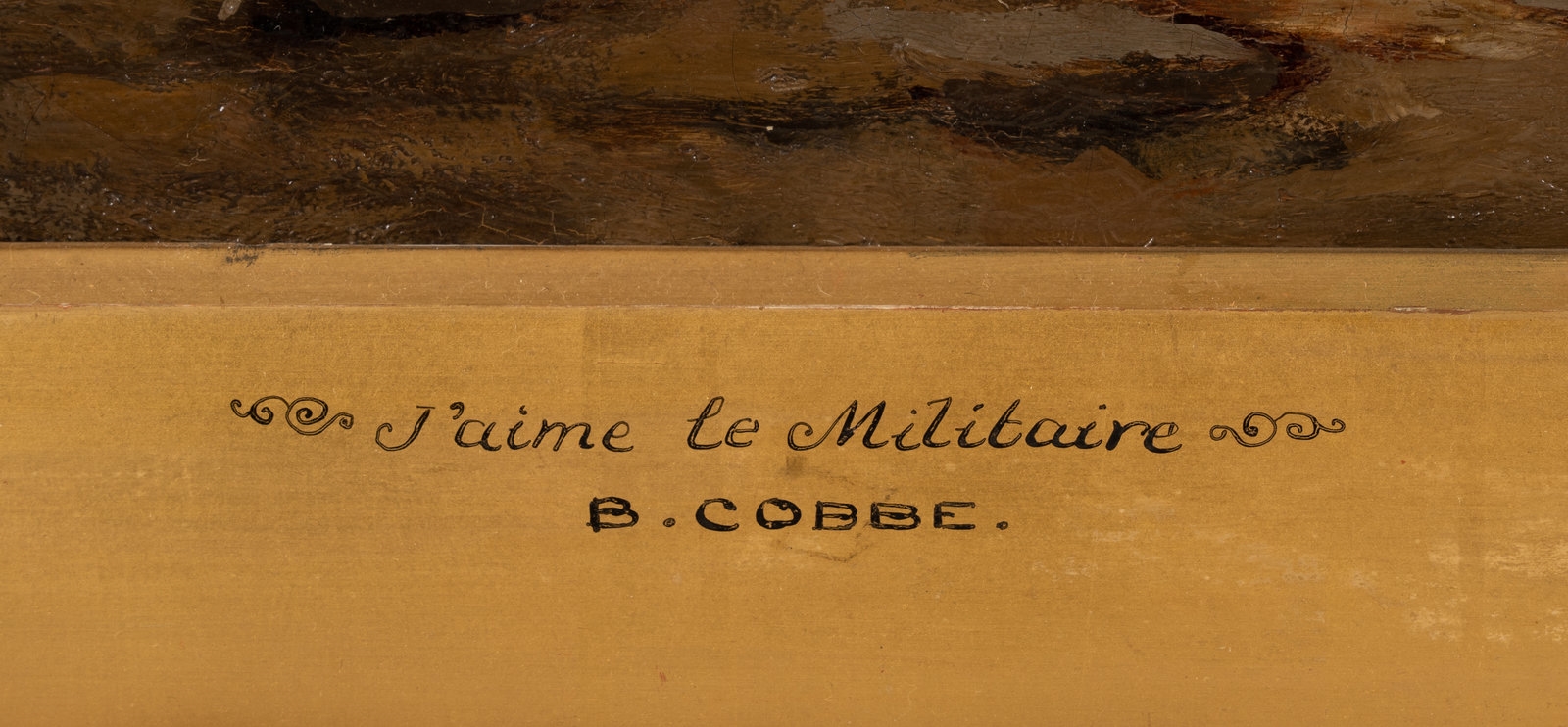 Bernard Cobbe | J'aime le Militare | MutualArt